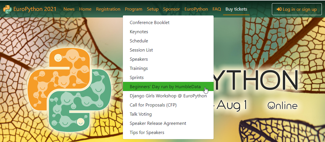 EuroPython 2021: Full-Day Workshops EuroPython 2021: Full-Day Workshops